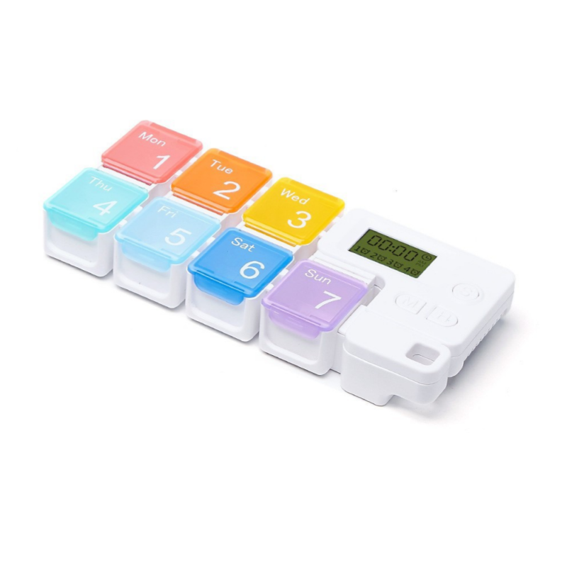 Timed smart pill box Pill Box Organizer | Weekly Medicine Storage Solution